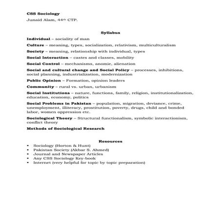 pdfcoffee.com_css-sociology-notespdf-version-1-pdf-free.pdf