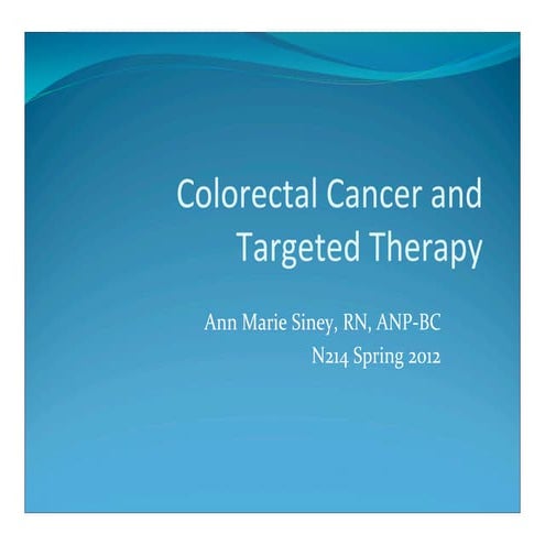 Advances in colon cancer treatment.pptxadvances in colon cancer ...