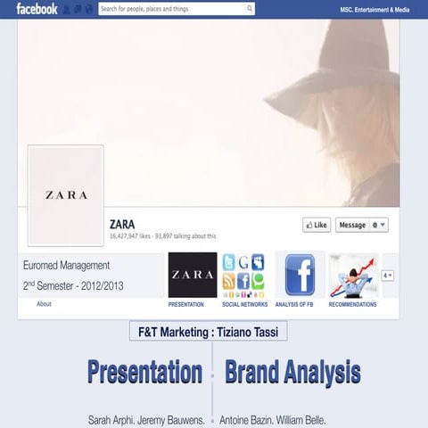 Zara On Social Media: analysis | PDF