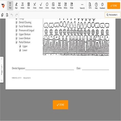 PDFfiller - dental examination form pdf.pdf.pdf