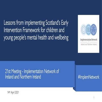 Implementation Network Meeting 14th April | PPT
