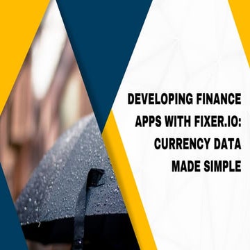 Fixer.io: Currency Conversion API for Developers | PDF