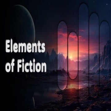 Elements you will find in fictional books | PPT
