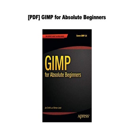 [PDF] GIMP for Absolute Beginners | PDF