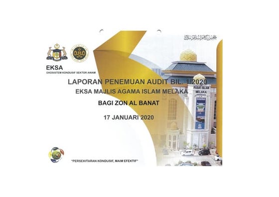 Gambar aktiviti audit dalam eksa 2020 | PPT