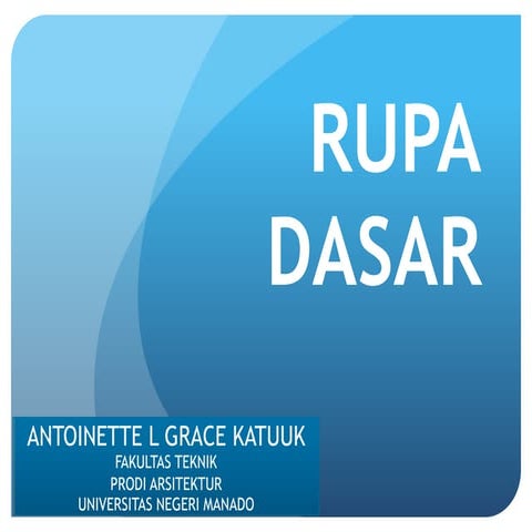 RUPA DASAR | PDF