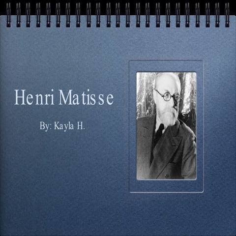 Henri matisse---cut-outs---lesson | PPT