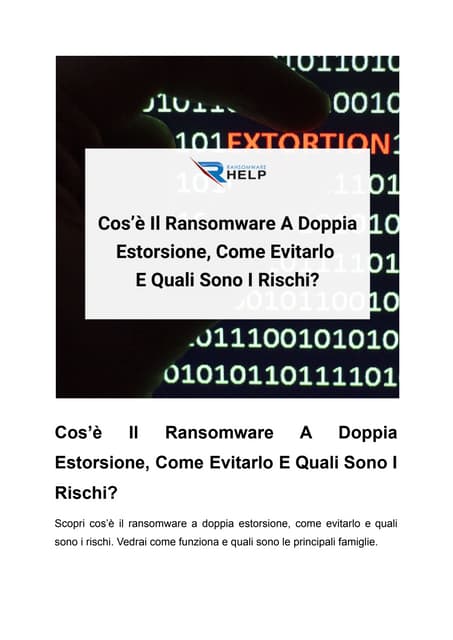 Che Cos’è L’attacco Ryuk Ransomware, Come Posso Proteggermi E ...