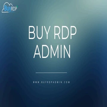 BuyRDP Admin - Comprehensive RDP Management Dashboard | PDF