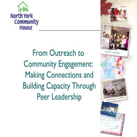 From Outreach To Community Engagement | PPT