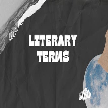 literary Terms | PDF