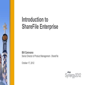 Introducing ShareFile Enterprise Edition | PDF