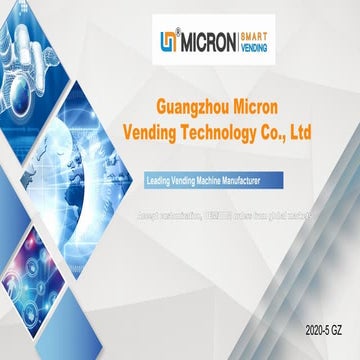 vending machine catalog Guangzhou Micron Vending Technology 202008 | PDF