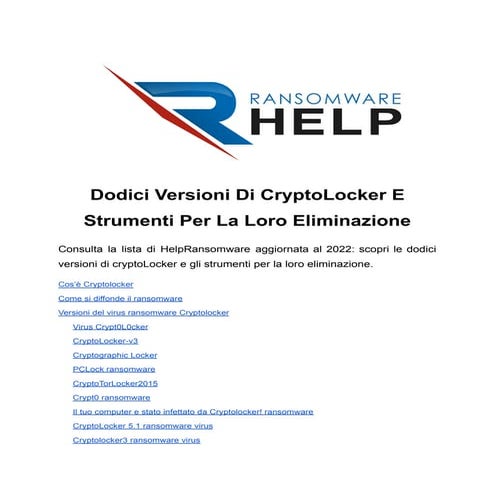 Dodici Versioni Di CryptoLocker E Strumenti Per La Loro Eliminazione.pdf