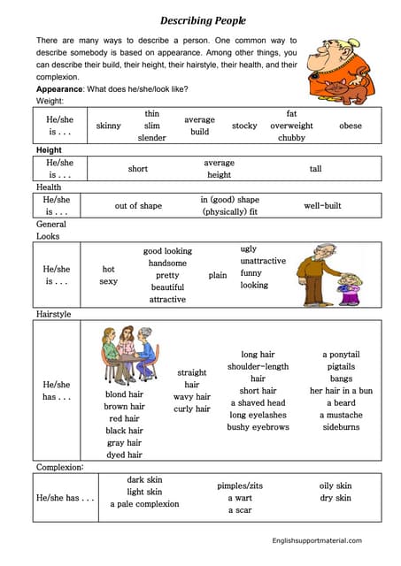 Describing People's Appearance in English.ppt
