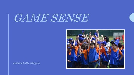 Game sense | PPT