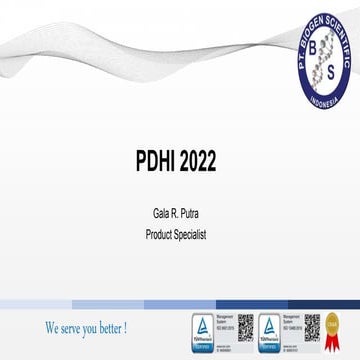 PDHI 2022.pptx | Biotech and Biomedical Industry | Industries