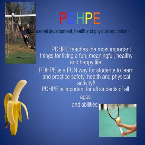 Pdhpe Rationale 2012 | PPTX