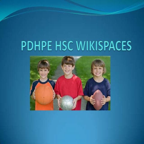 Pdhpe hsc wikispaces | PPT