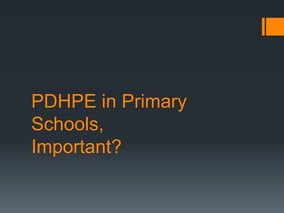 Pdhpe | PPT