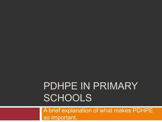 PDHPE IN 6C | PPT