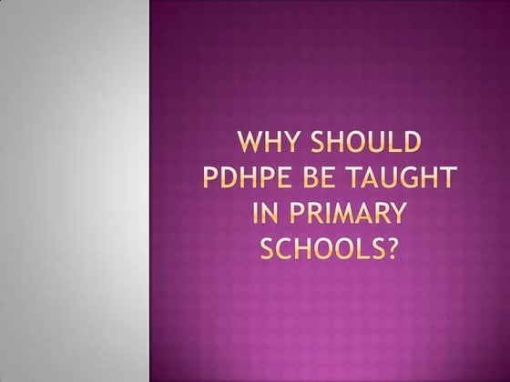 Pdhpe presentation | PPT