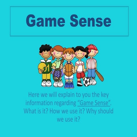Game Sense Approach | PPTX
