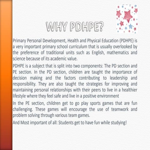 Pdhpe ppt | PPTX