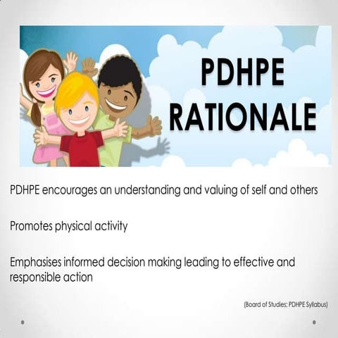 Pdhpe rationale | PPTX