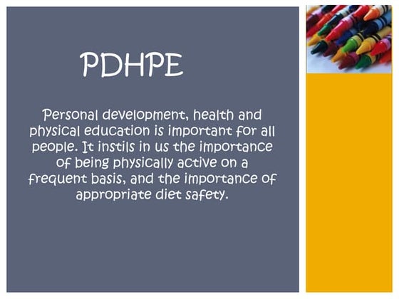 Pdhpe rationale | PPT