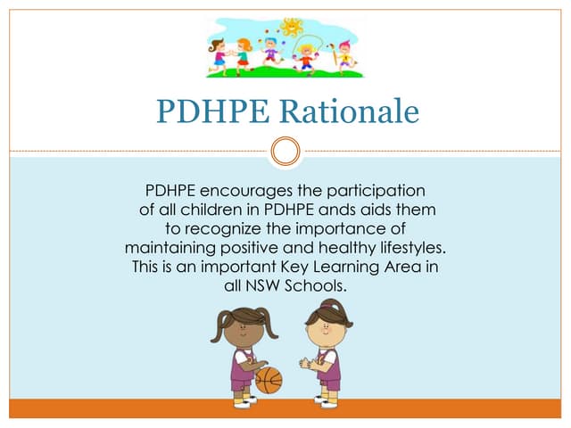 Why teach pdhpe in primary schools | PPTX