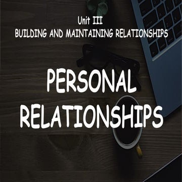 PERSONAL DEVELOPMENT Lesson Relationships LECTURE.pptx