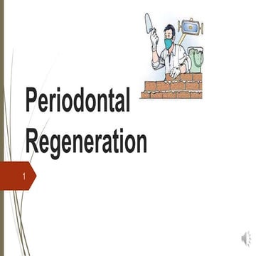 periodontal regeneration | PPTX