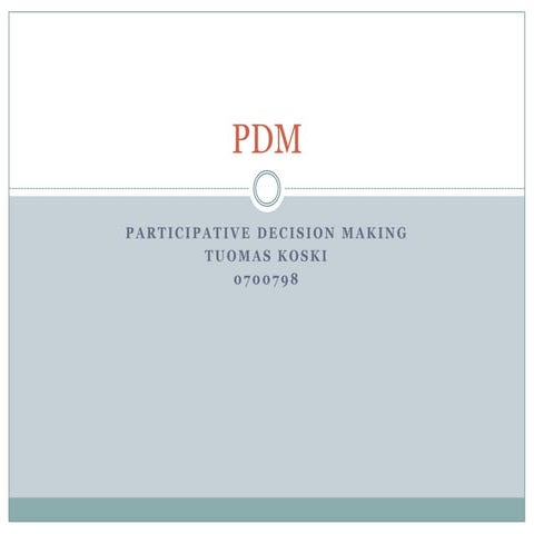 PDM | PPTX