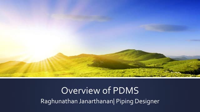 Pdms latest commands | DOC