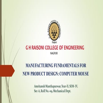 Manufacturing fundamentals for new product development | PDF