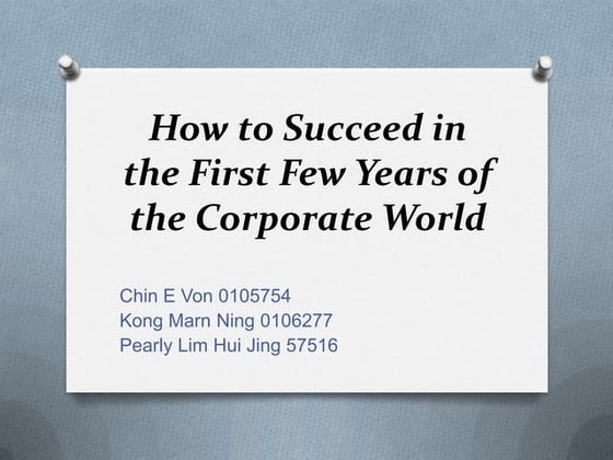 Course reflection | PPT