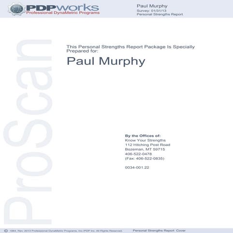 PDP - Paul Murphy | PDF