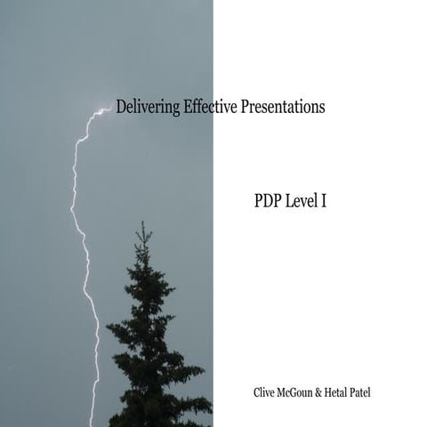 PDP Effective Presentations | PPT