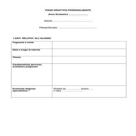 BES: Pdp modello 2013_2014 | DOC