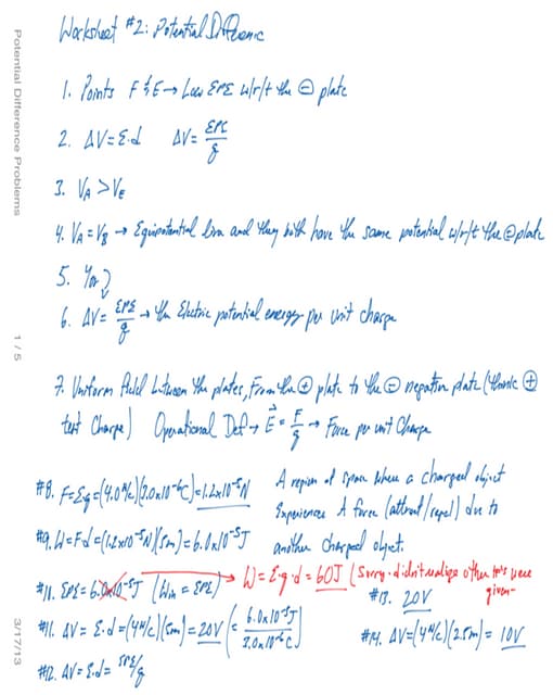 Electricity problems key | PDF