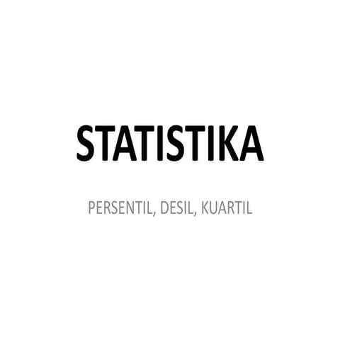 Teori pendugaan statistik | PPTX