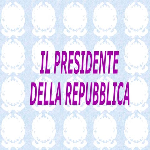 Presidente Della Repubblica Logo