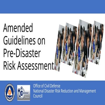 Pre Disaster Risk Assessmant Process for LGU | PPTX