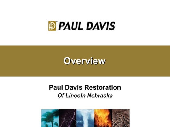 Paul Davis Overview | PPT