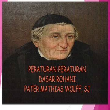 PDR pater Mathias Wollf SJ.powerpoint.. | PPT