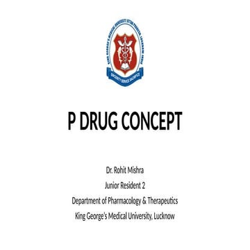 P drug concept | PPTX