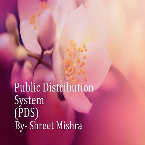 Public distribution system | PDF
