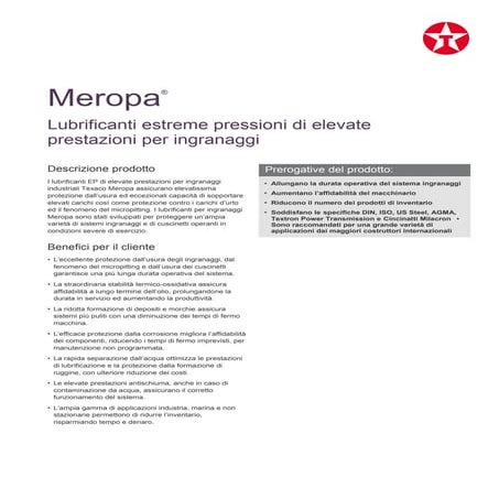Meropa Texaco | PDF