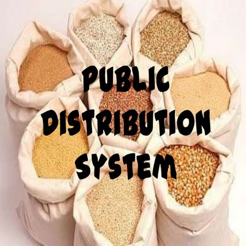 Public distribution system | PDF